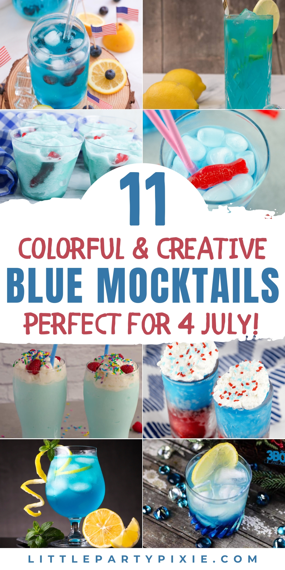 Magical Blue Mocktails: Alcohol-Free Stars of Your Summer Celebration