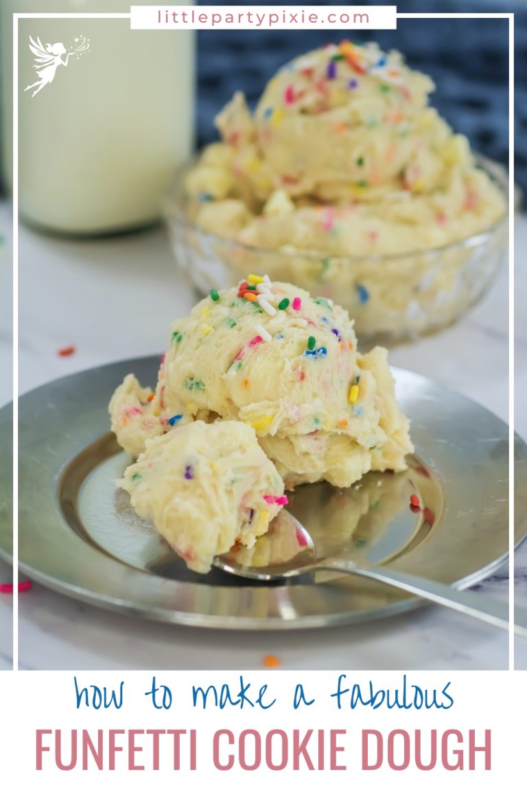 No-Bake Funfetti Cookie Dough Perfect for Easter