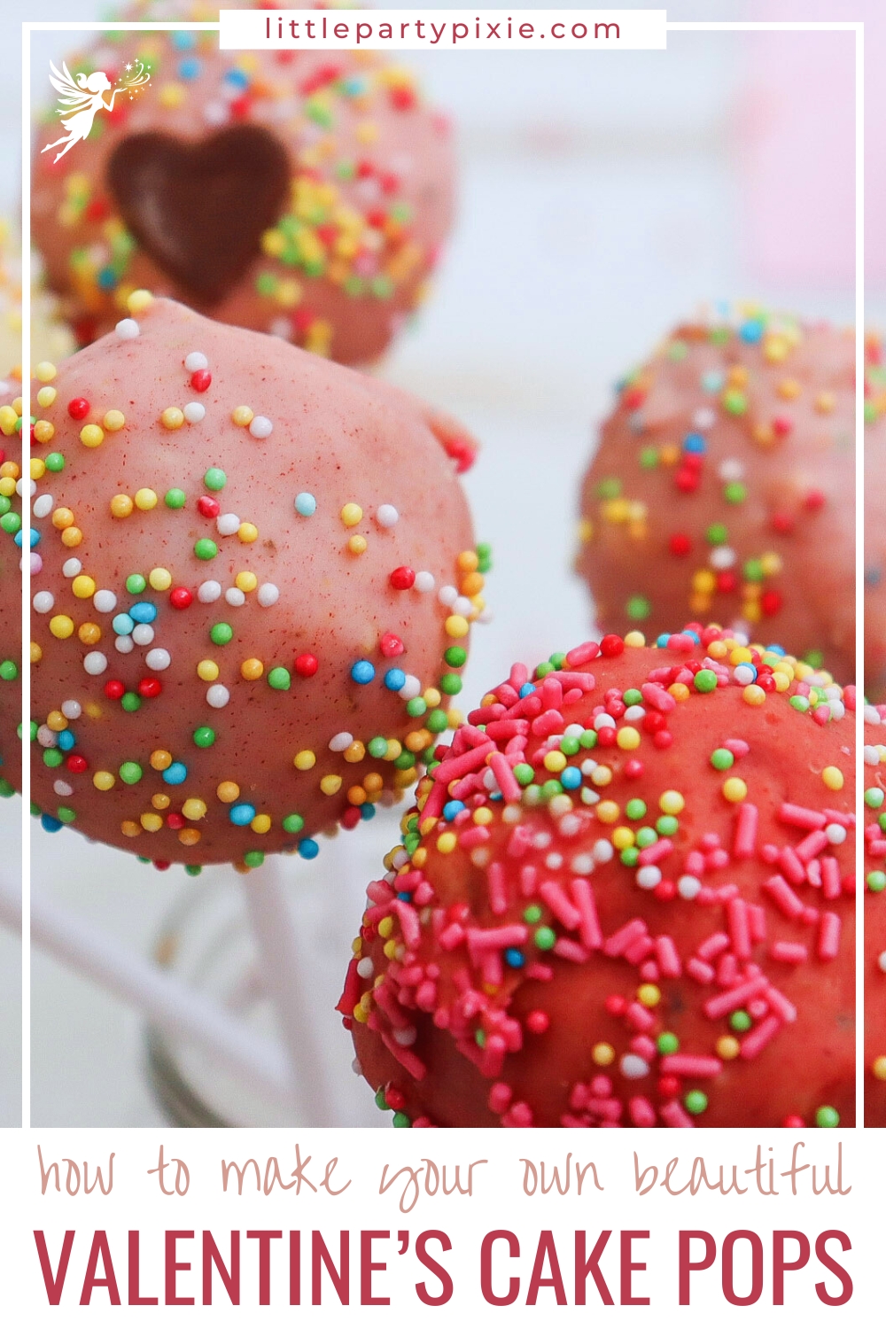 The Easiest Valentine's Cake Pops Anyone Can Decorate