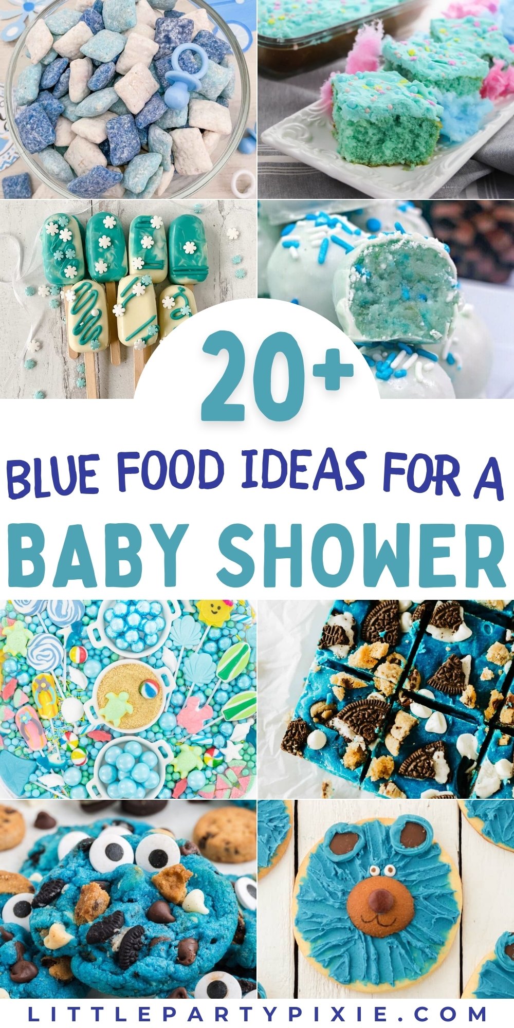 Blue Food To Serve at Baby Showers & Gender Reveal Parties