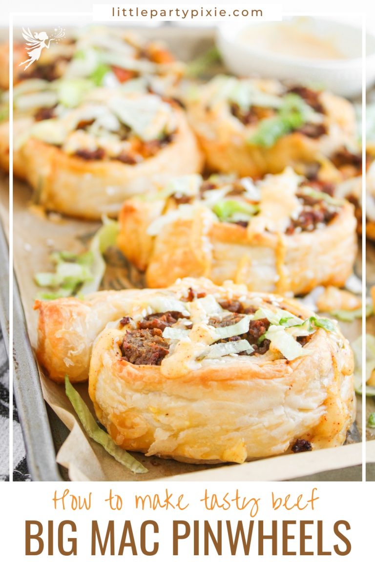 Easy Cheesy Big Mac Pinwheels: Burger Flavor, Finger Food Convenience