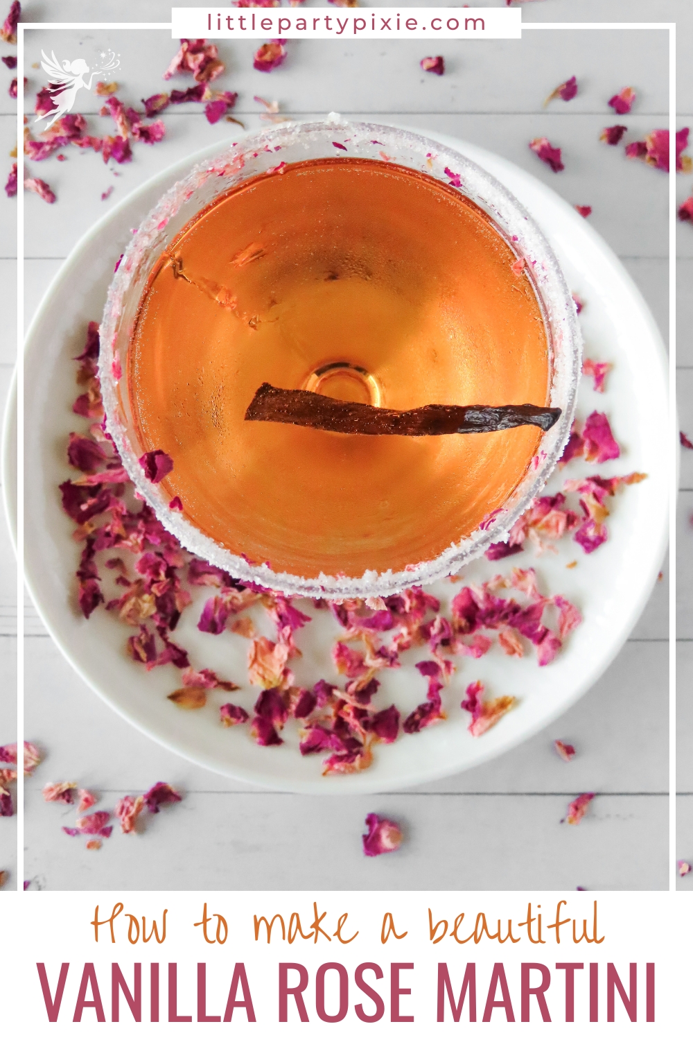 Make This Gorgeous Vanilla Rose Cocktail in Just Minutes
