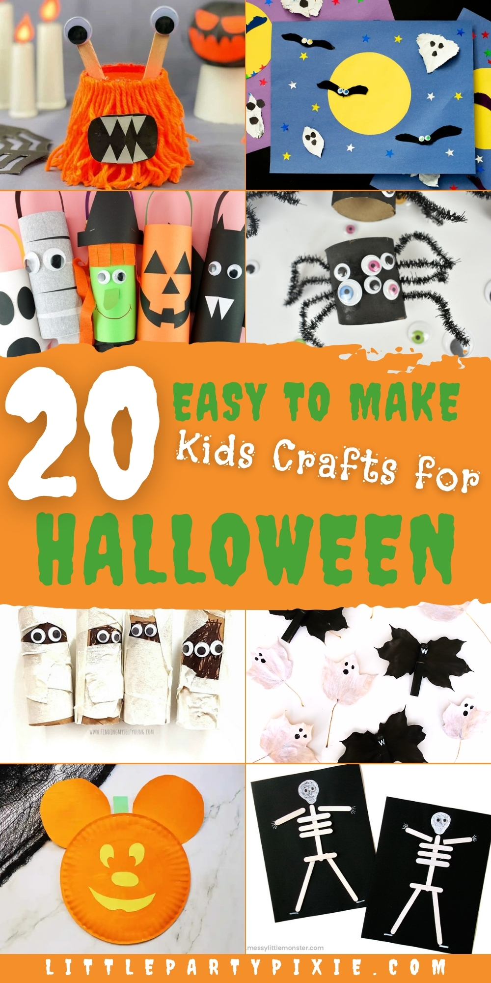 Spooky and Cute Crafts for Kids This Halloween