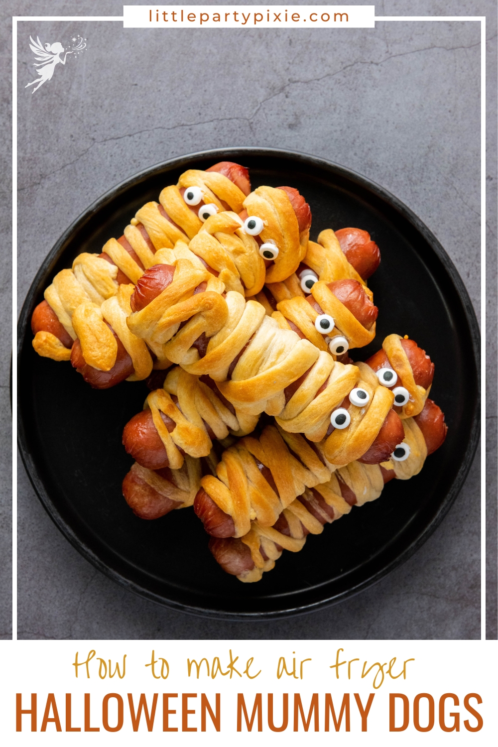 The Cutest Halloween Mummy Dogs Made Fast in the Air Fryer