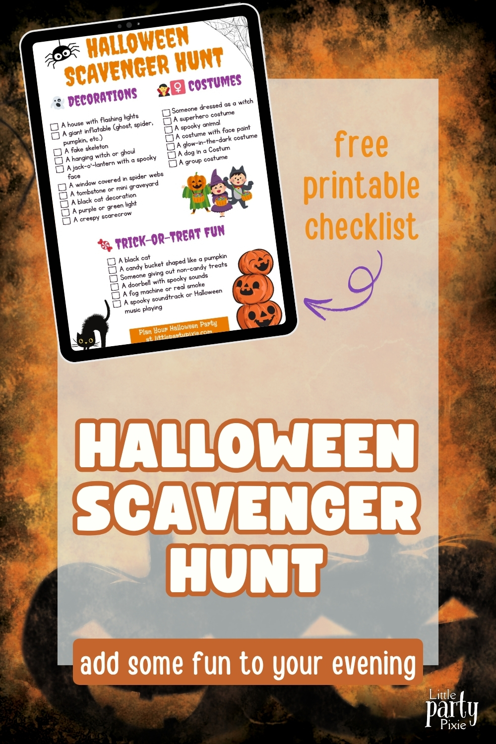Halloween Neighborhood Scavenger Hunt: A Fun Twist on Trick-or-Treating
