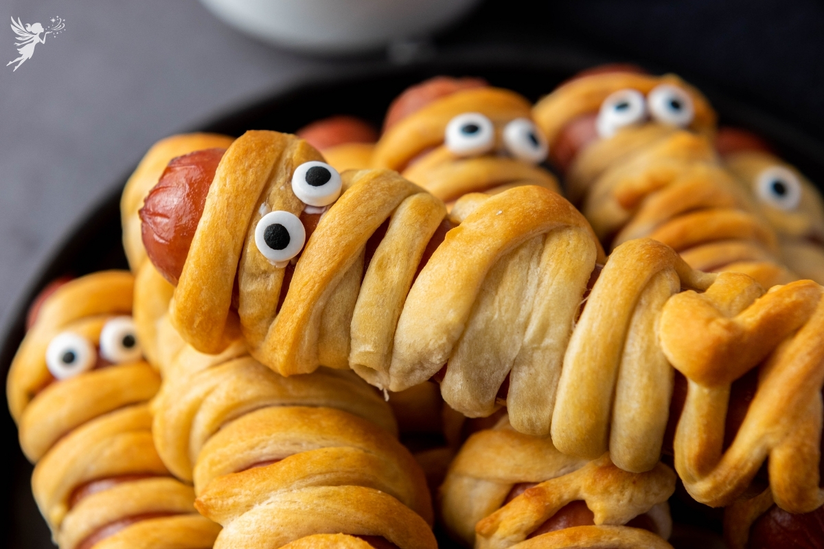The Cutest Halloween Mummy Dogs Made Fast in the Air Fryer