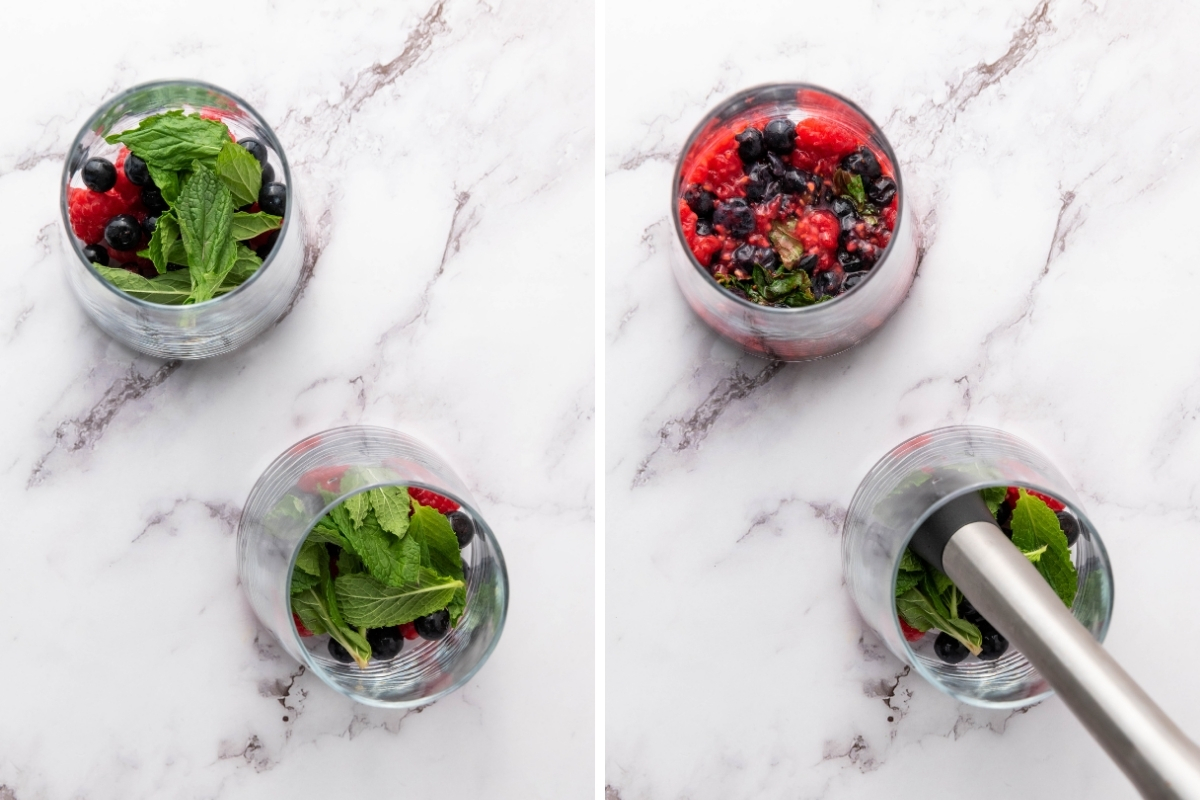 Refreshing Blueberry Raspberry Mint Summer Mocktail: Quick Non ...
