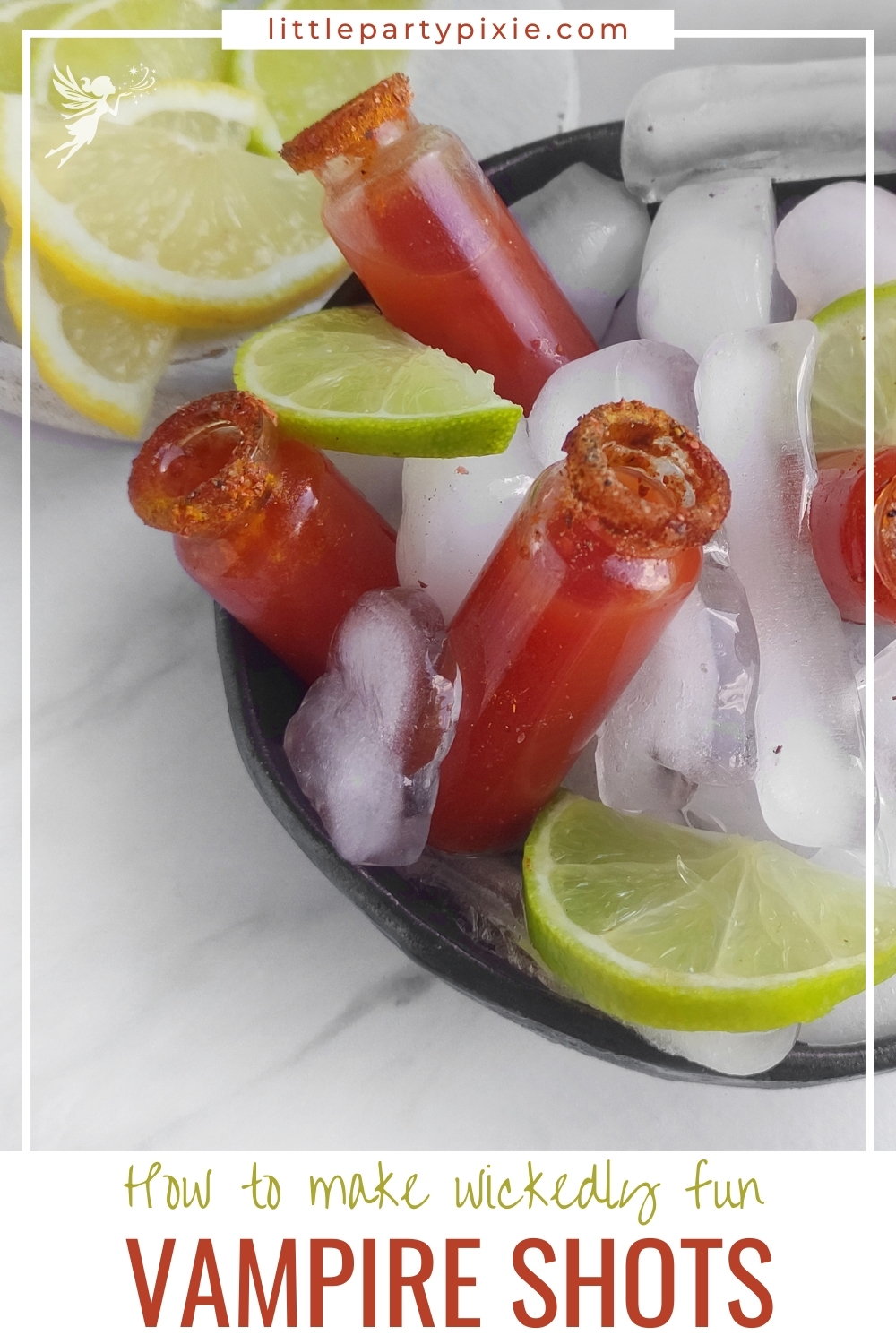 Fun Halloween Test Tube Vampires Blood Shots With a Spicy Kick