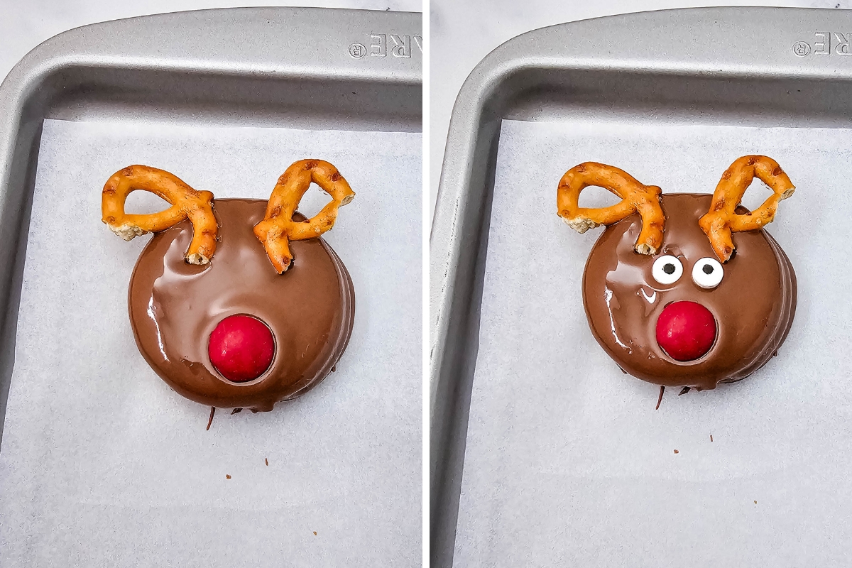 No-Bake Easy Reindeer Oreo Cookies for Christmas Treats