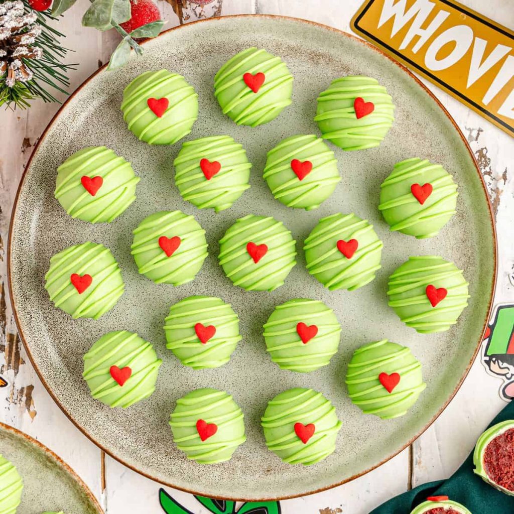 Playful Grinch Themed Party Food For The Festive Season